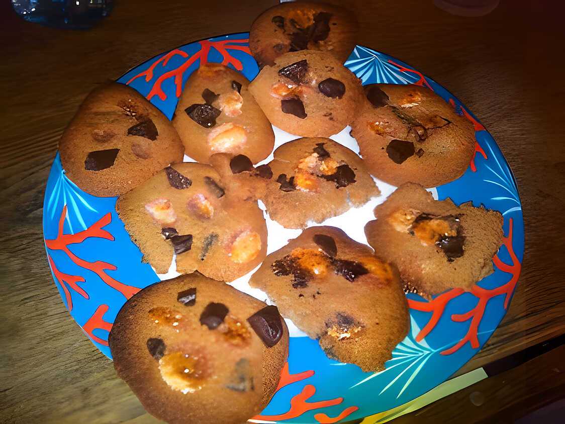Recette de Cookies choco guimauve