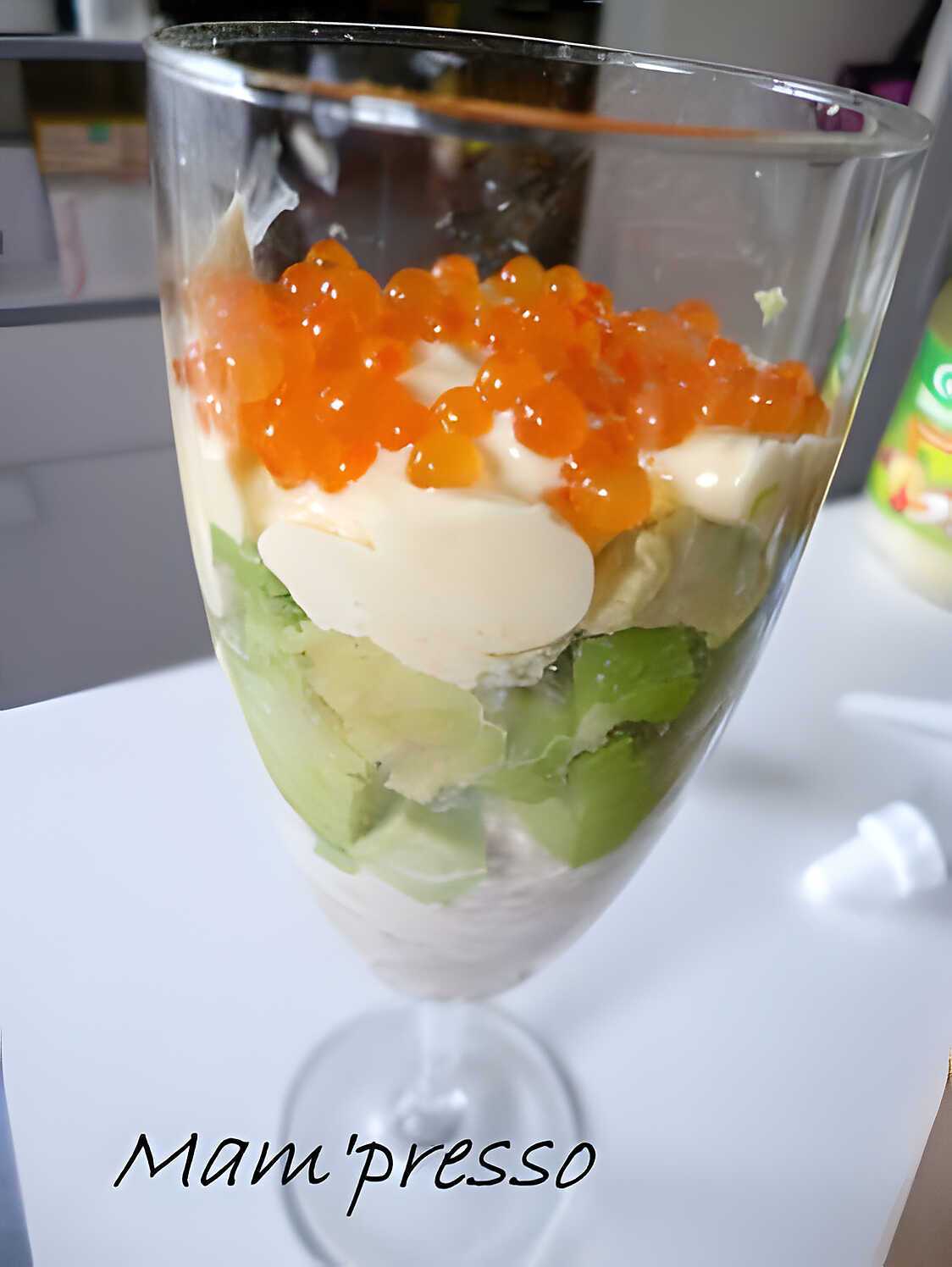 Recette de Verrine d'avocat par Mam'presso