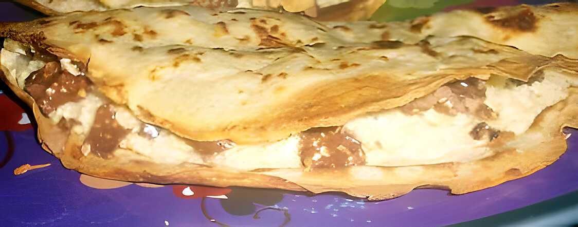 Recette de Crêpe soufflée à la crème pâtissière coco aux délices Ferrero