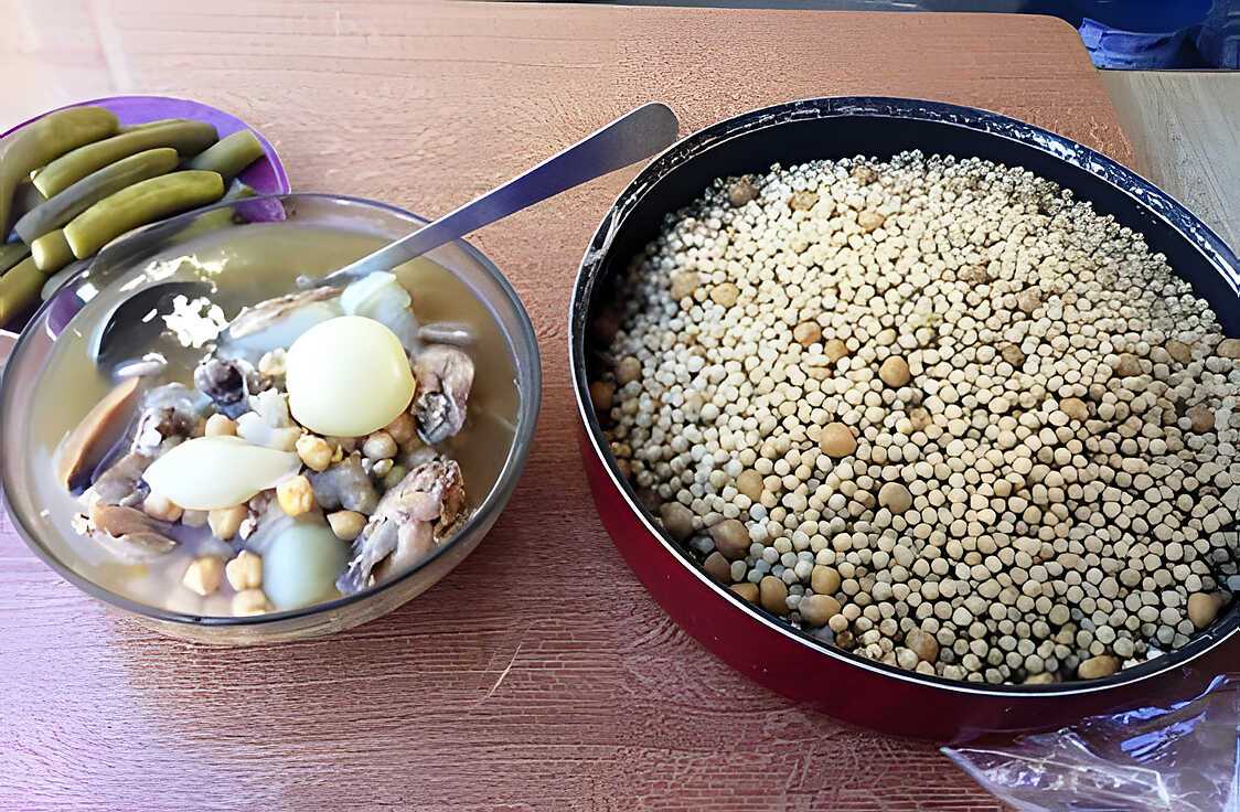 Recette de Petits plombs au poulet et oignons grelots