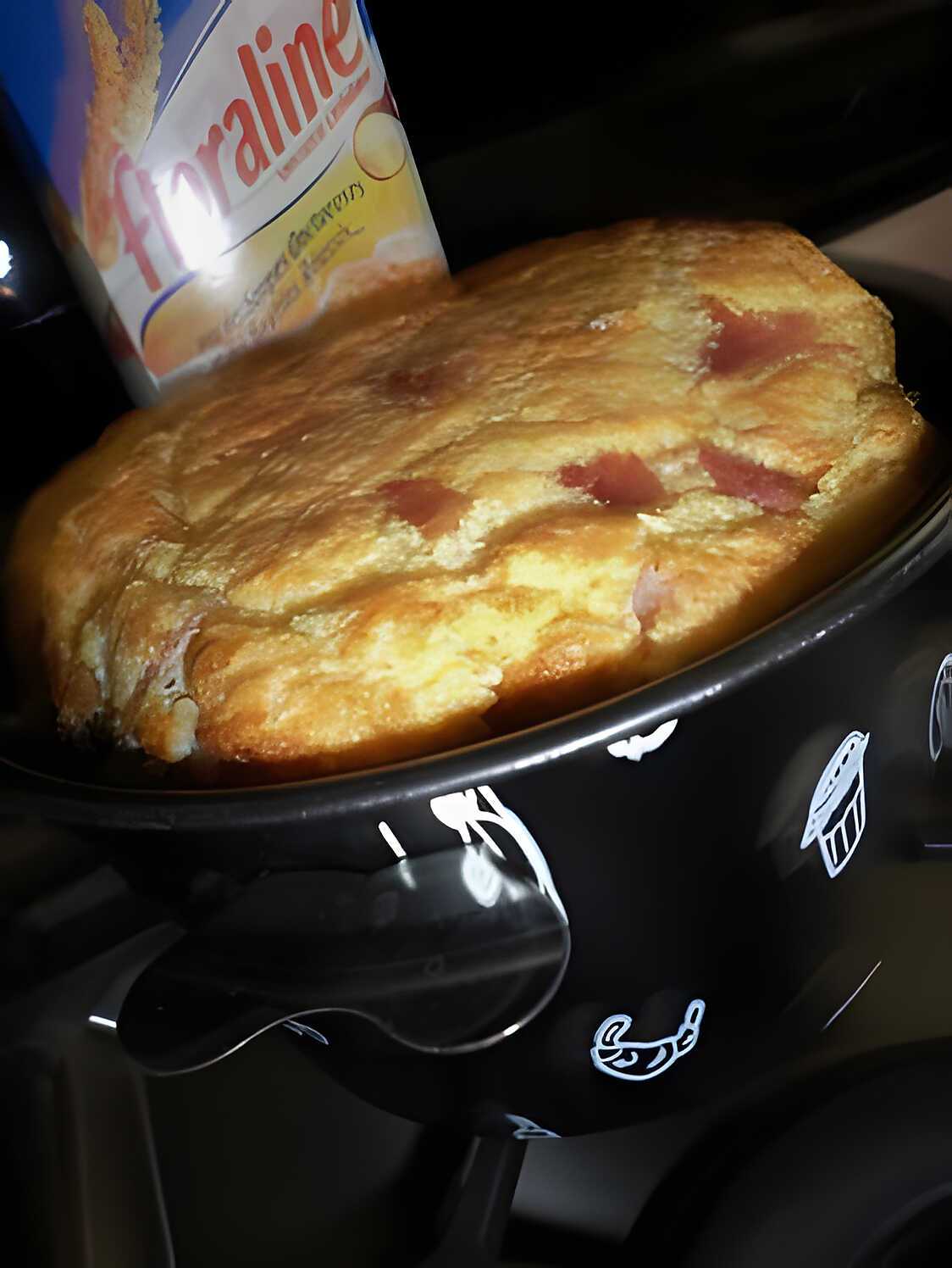 Recette de Soufflé à la floraline et jambon
