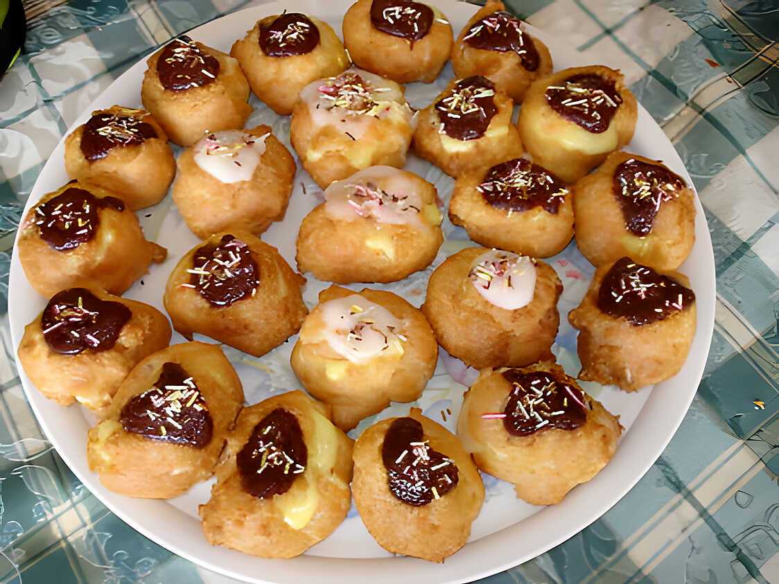 Recette de Choux à la crème aromatisés au rhum