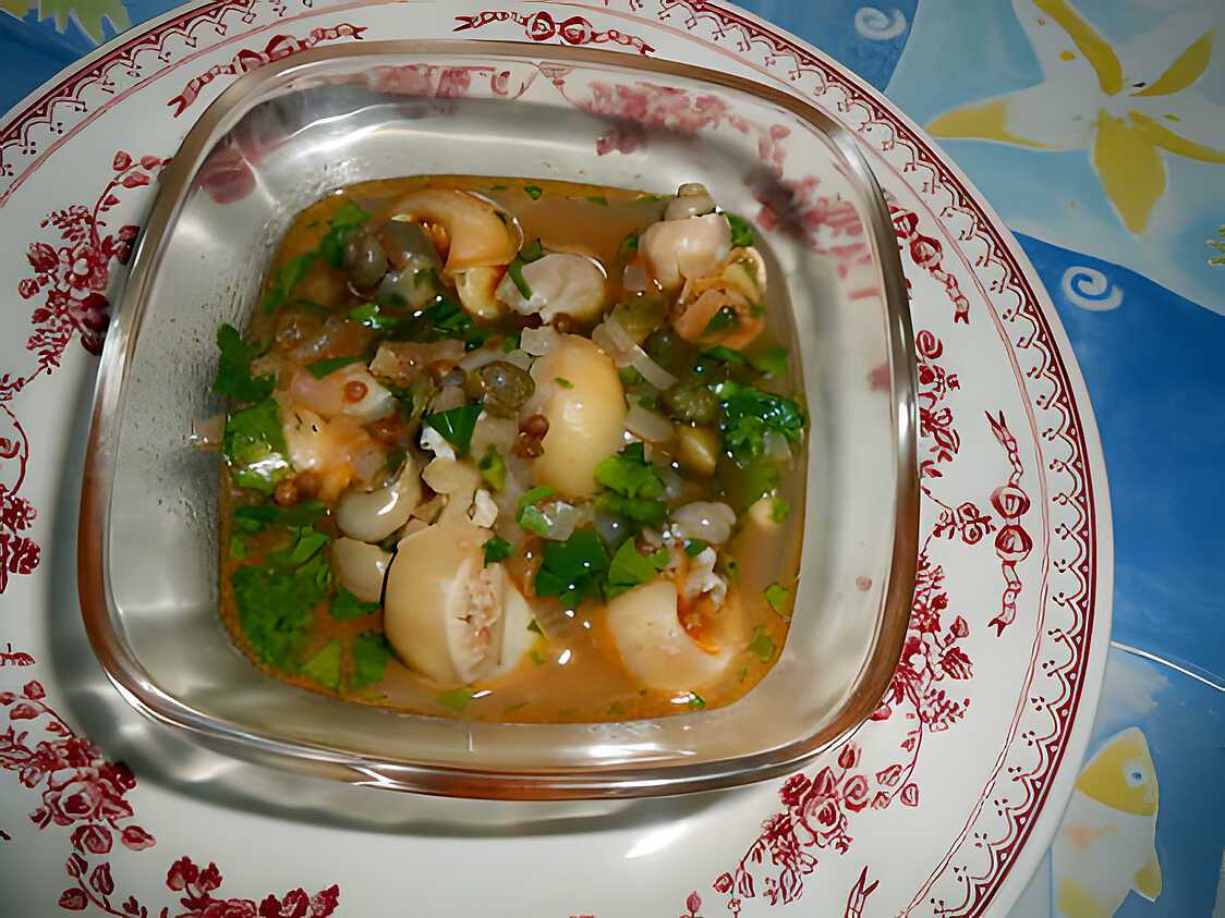 Recette de Bulots en ceviche