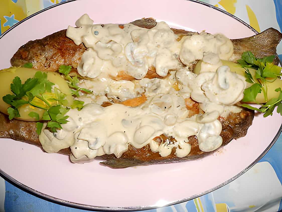 Recette de Truites aux champigons
