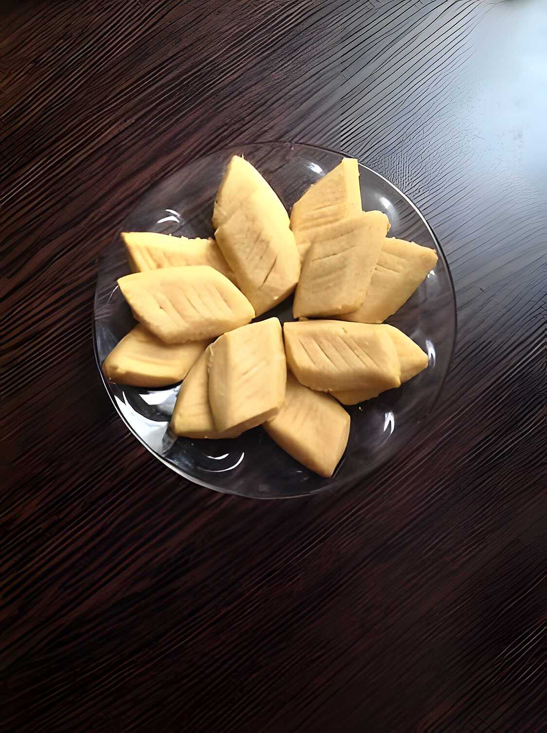 Recette de Ghraiba aux pois chiches: patisserie tunisienne.