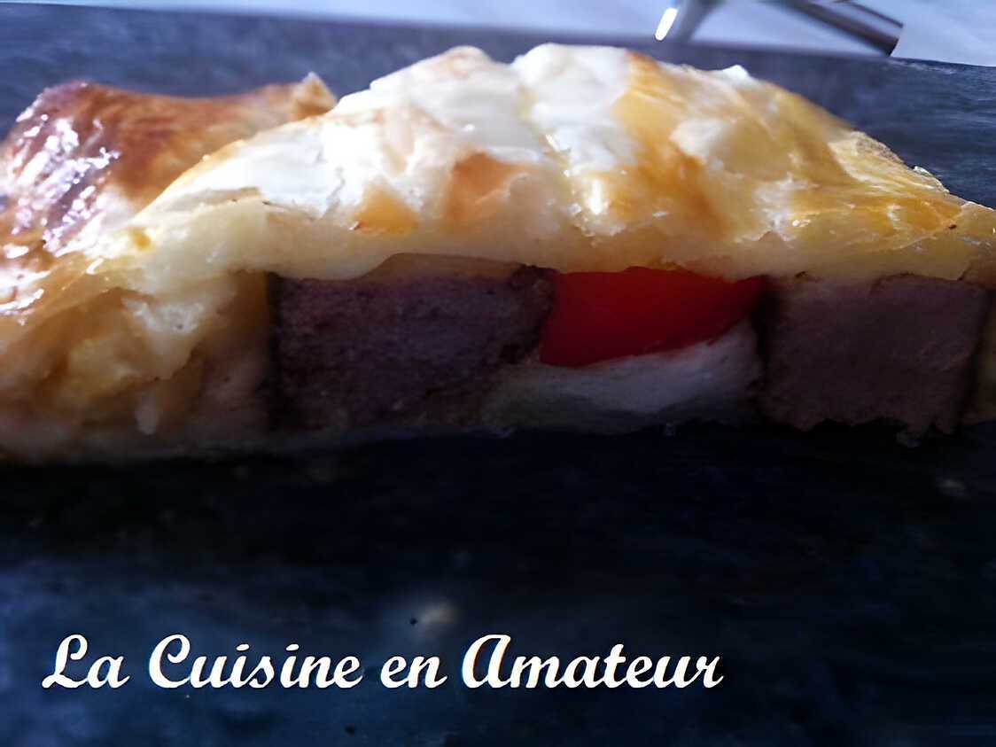 Recette de Friand au poivron et saucisse de Toulouse