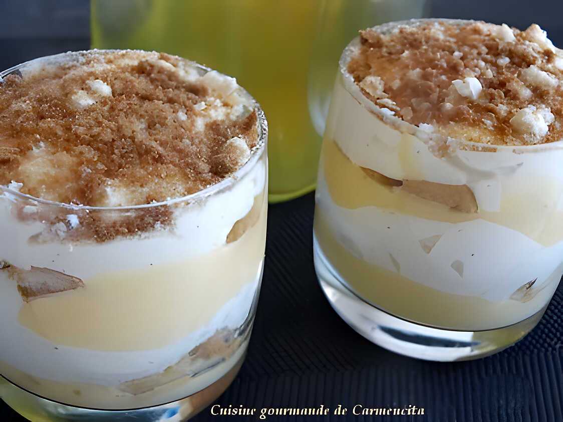 Recette de Tiramisu crème au citron et Limoncello