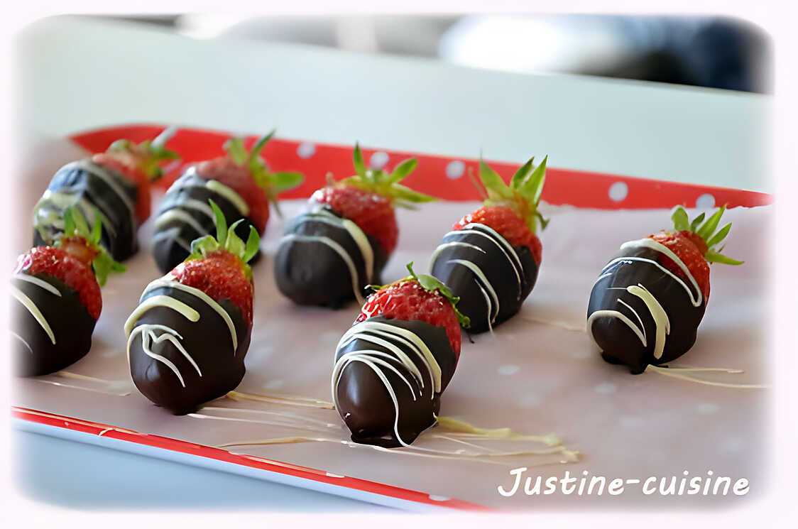 Recette de Fraise au chocolat
