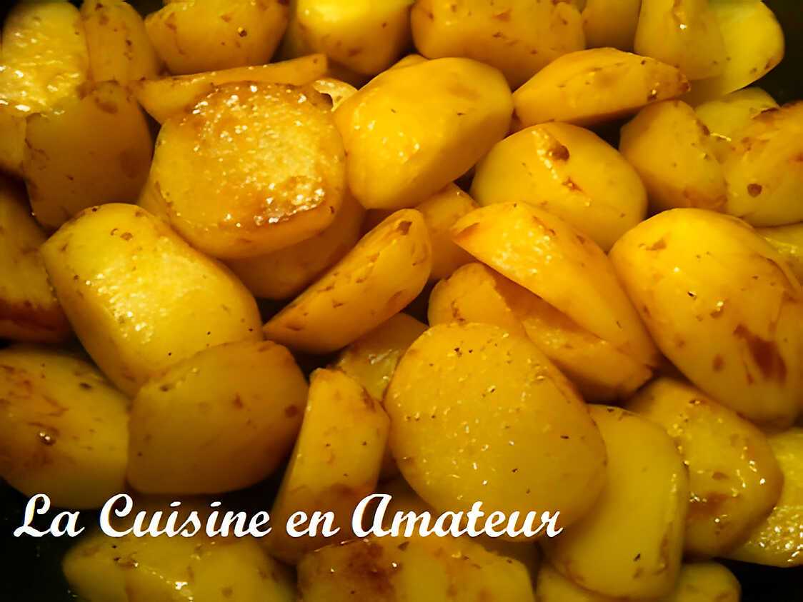 Recette de Pommes de terre au jus de rôti