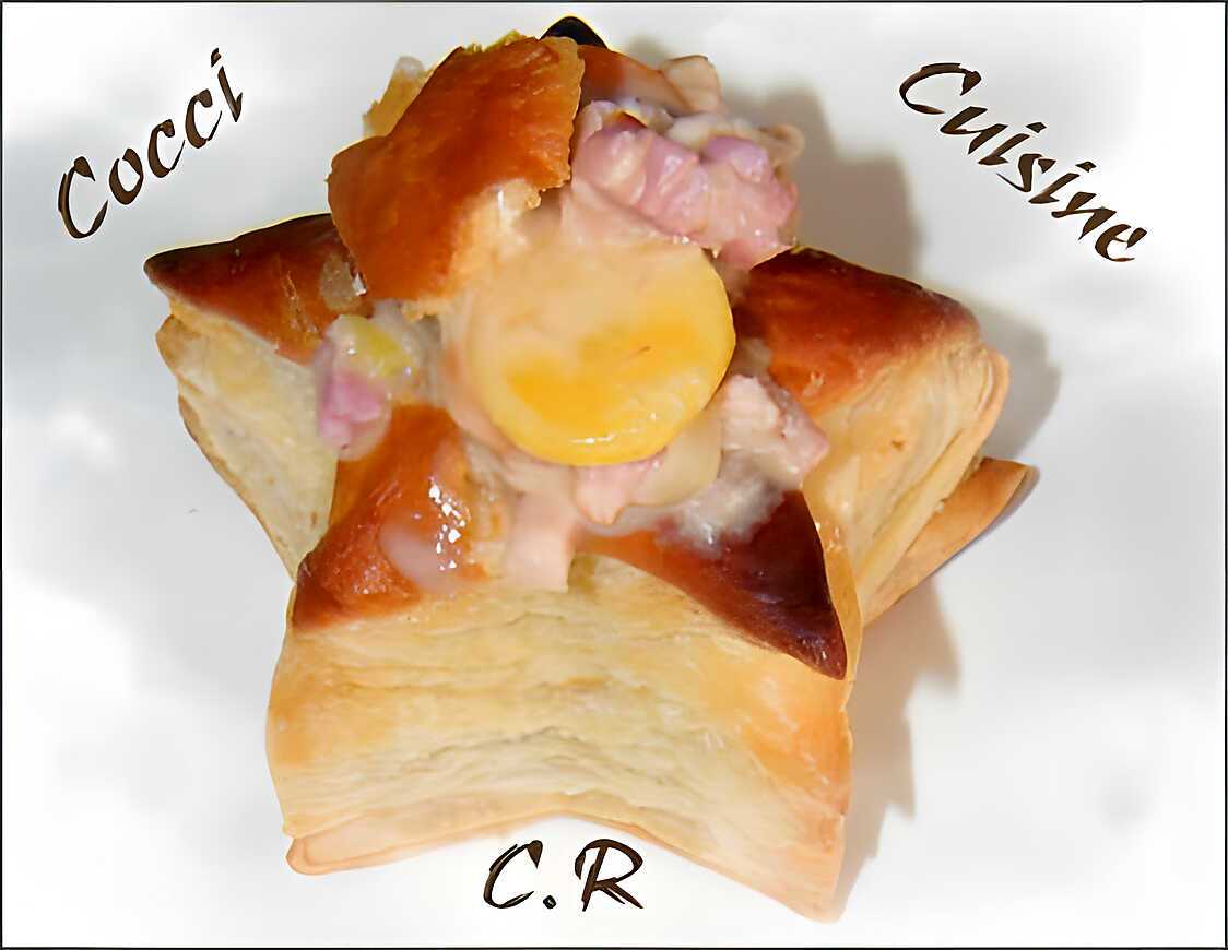 Recette de Bouchée à la reine étoilée à la volaille De Cathy.R