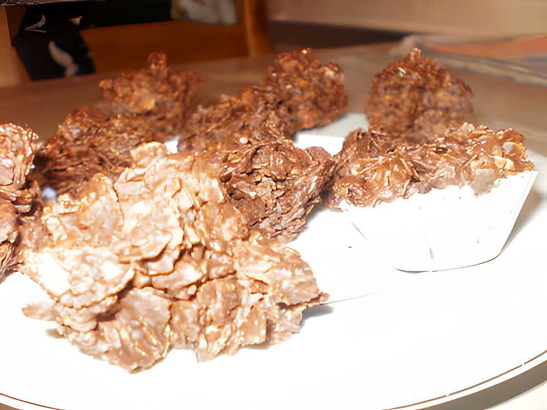 Recette de Roses des sables chocolat noir