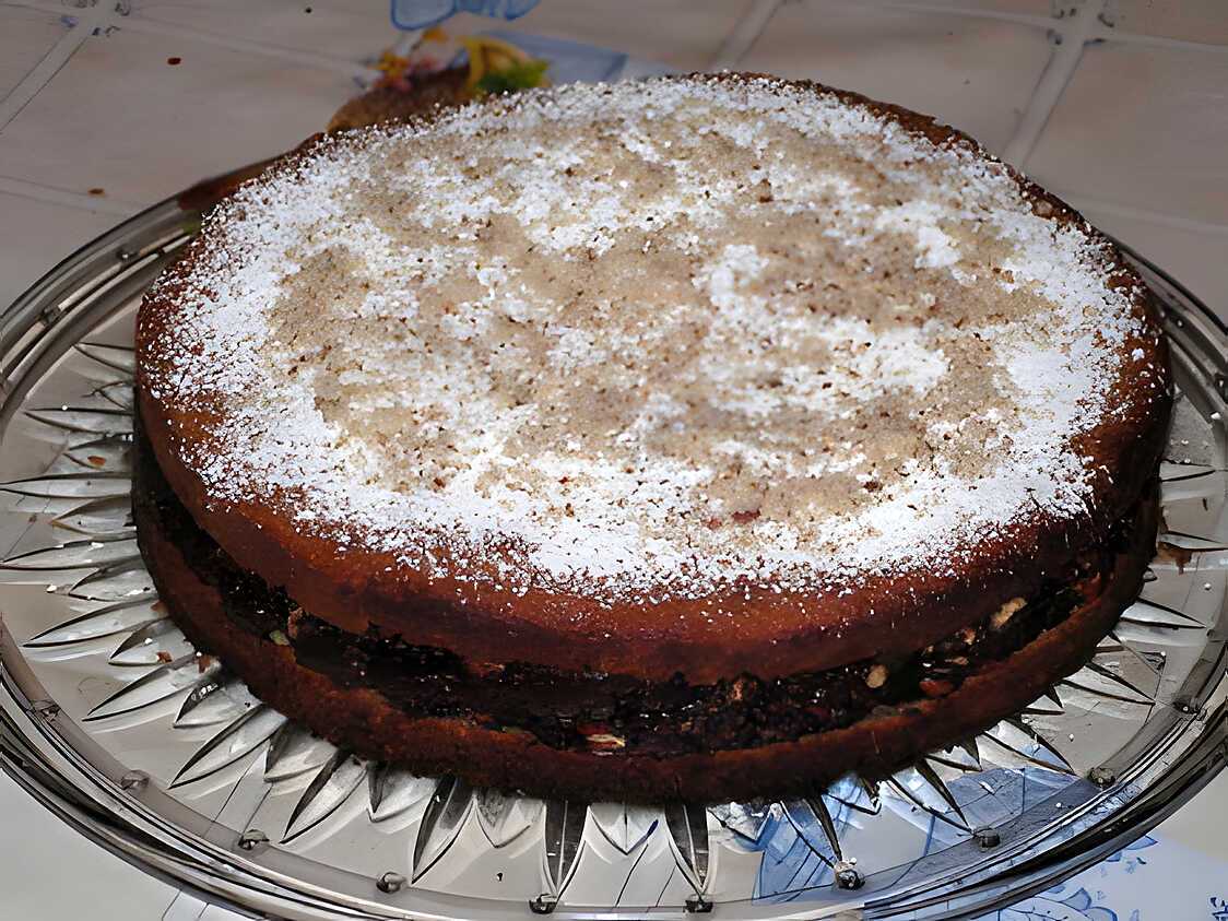 Recette de Biscuit au chocolat fourré aux noisettes