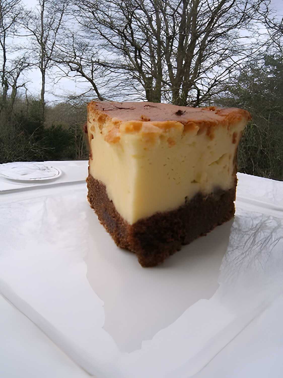 Recette de Cheese-cake à la liqueur de gingembre et spéculoos