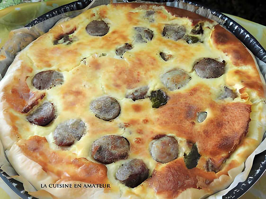 Recette de Quiche avec les restes de barbecue