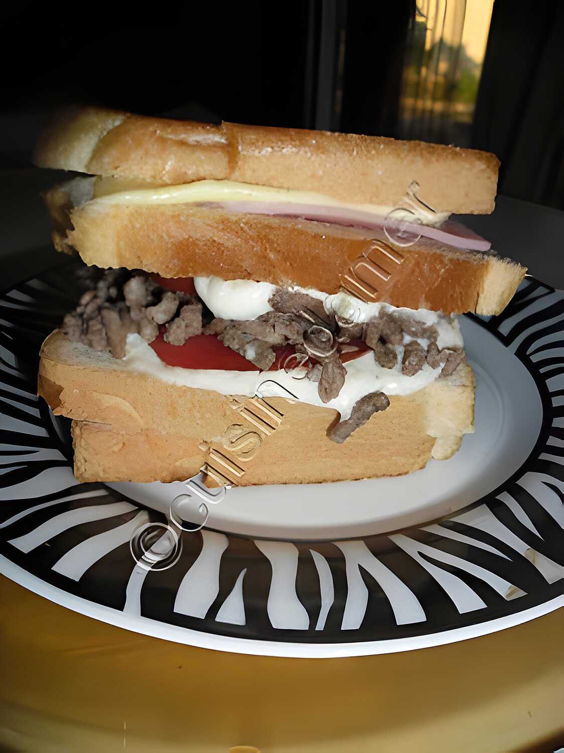 Recette de CROC BURGER