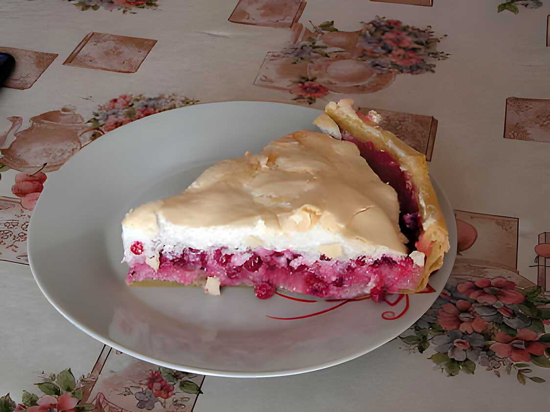 Recette de Tarte aux groseilles meringuées par kekeli