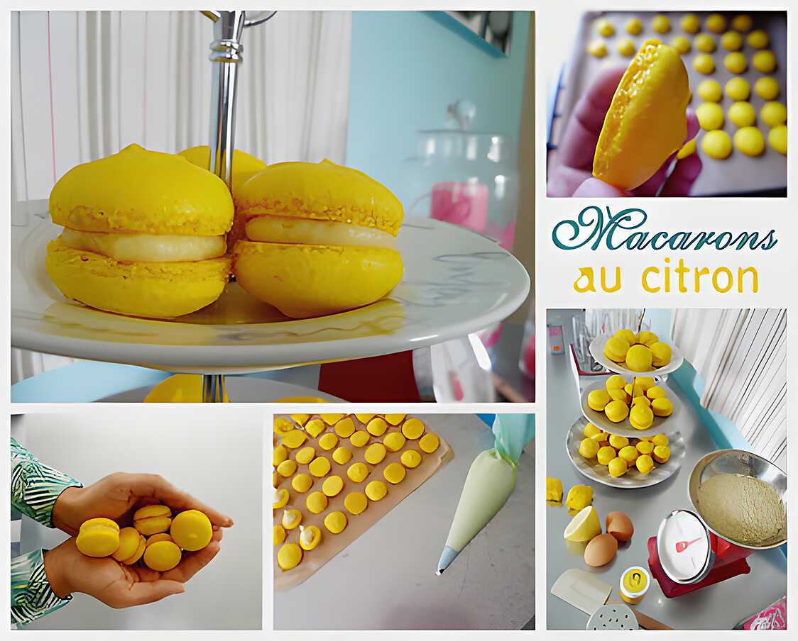 Recette de Macarons au citron par Gourmandises de Ben