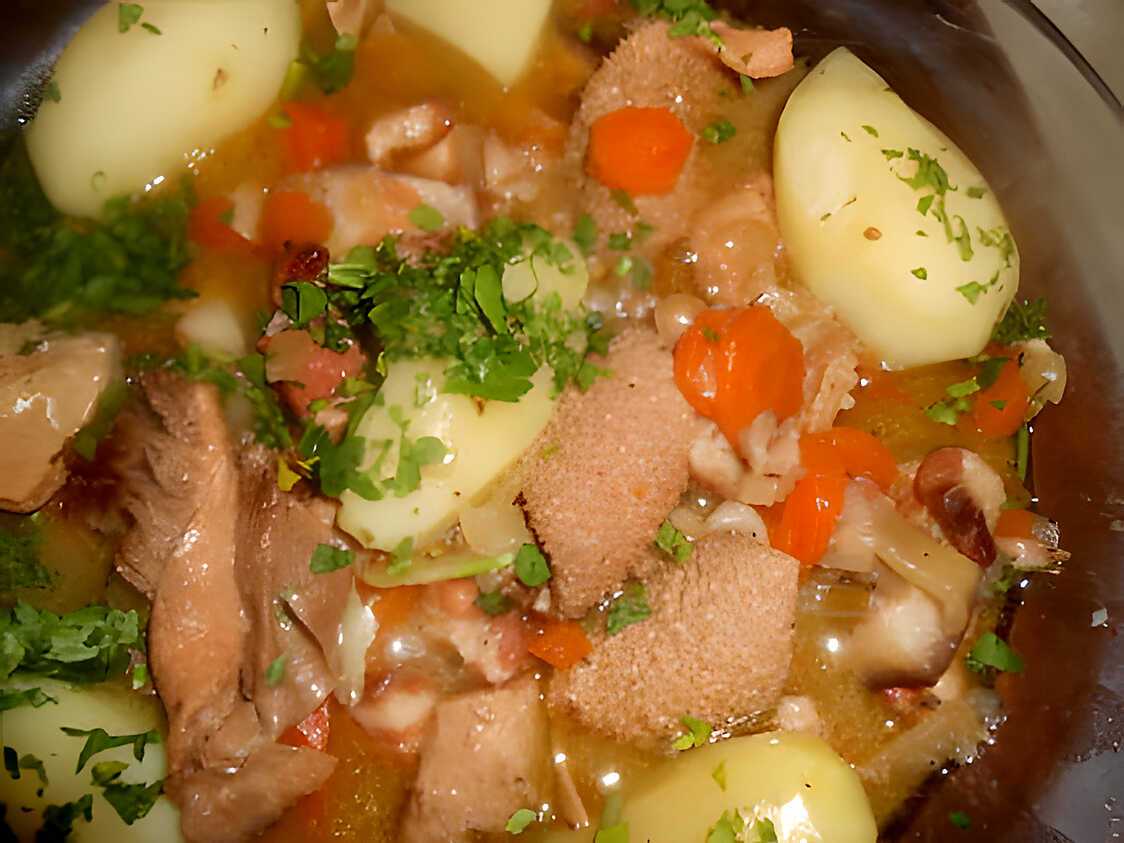 Recette de Tripes au cidre et au lard