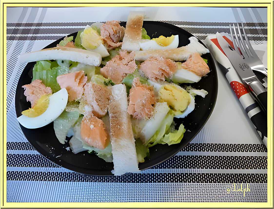 Recette de Salade césar de la mer