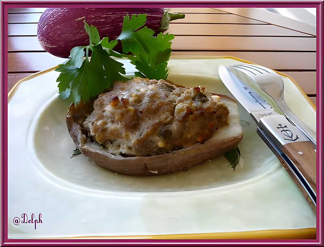 Recette d'Aubergines farcies par Oh la gourmande
