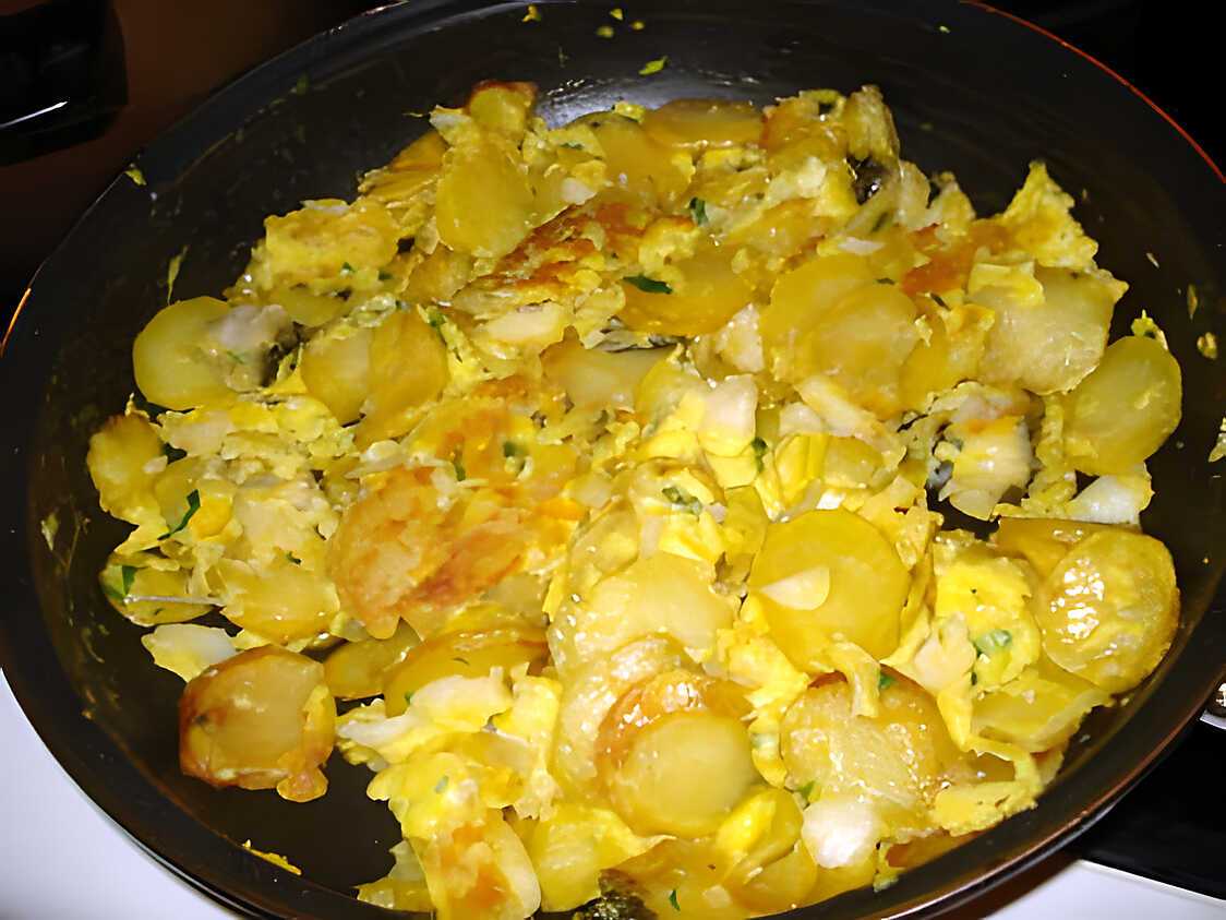 Recette de Pomme de terre avec la morue (recette portugaise)