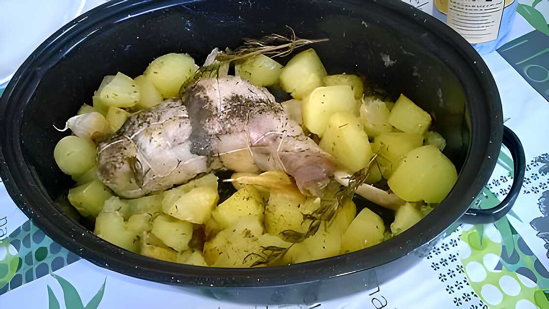 Recette de GIGOLETTE DE DINDE ET SES POMME DE TERRE