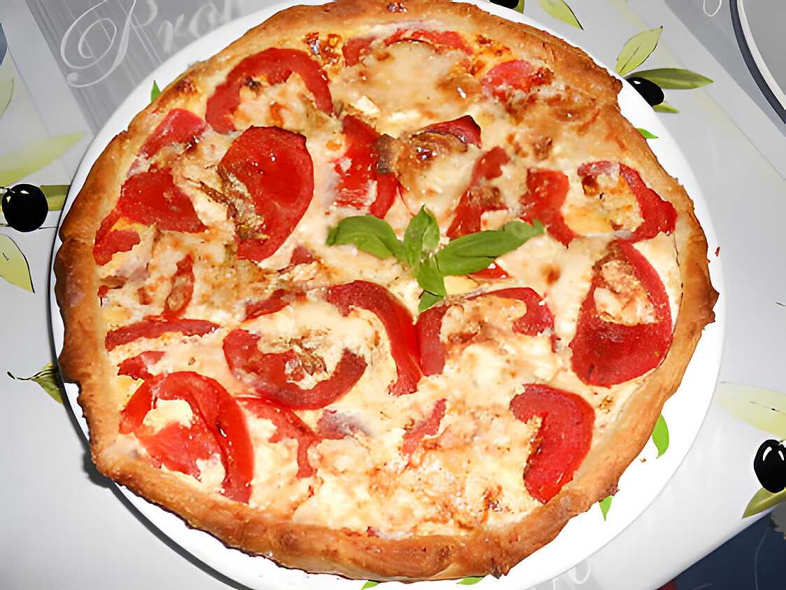 Recette de TARTE TOMATE CHEVRE