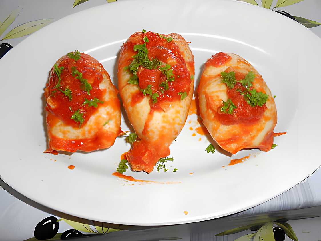 Recette de CALAMARS FARCIS par italmo
