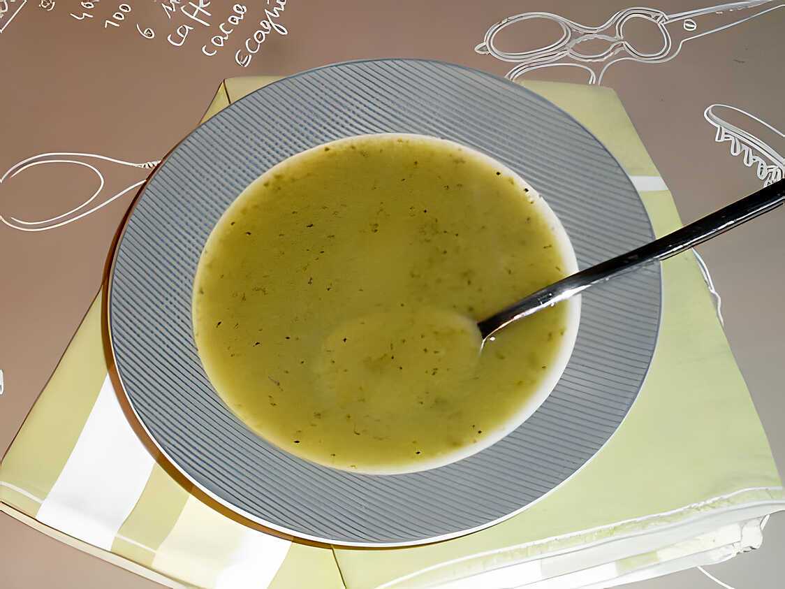Recette de Potage au concombre