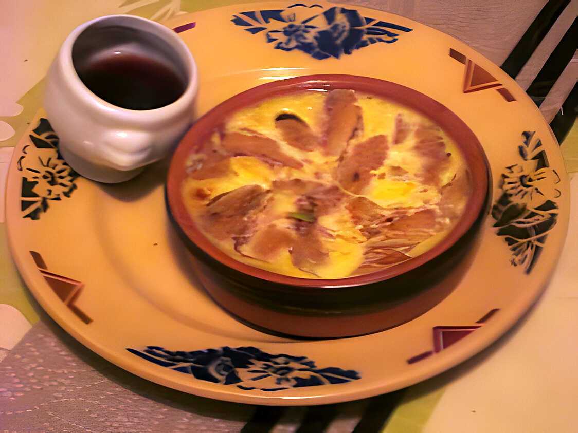 Recette de Cassolette au peches ;; sur une idée de croquant fondant ...