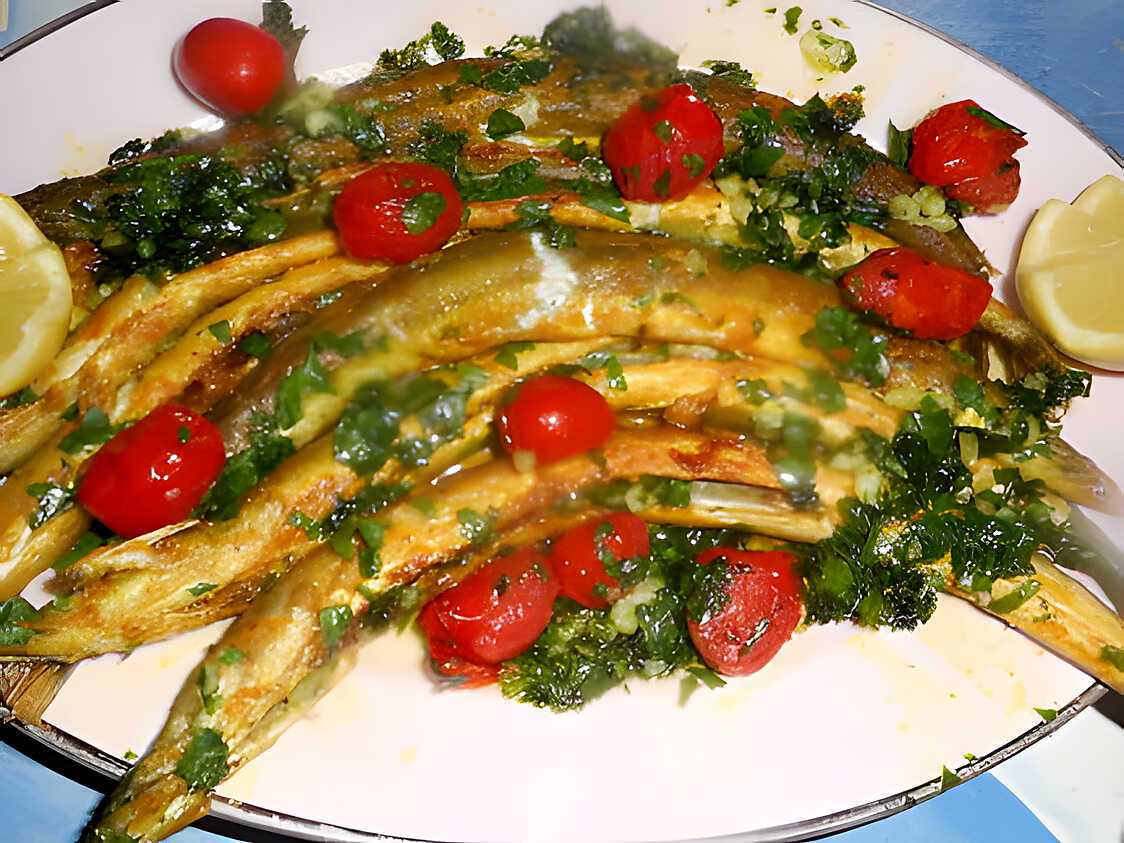 Recette de Lançons frits avec persillade