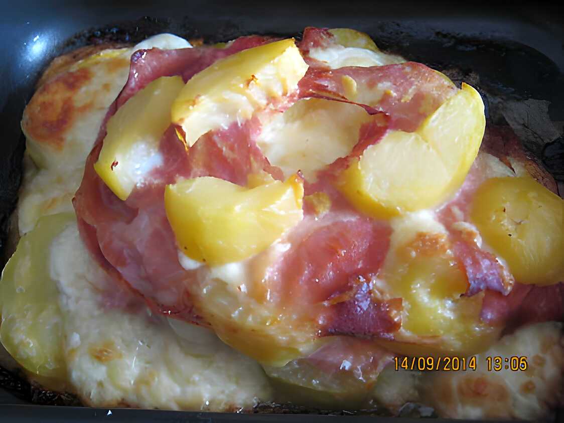 Recette de Tortino di patate , servi avec le blanc de poulet au citron