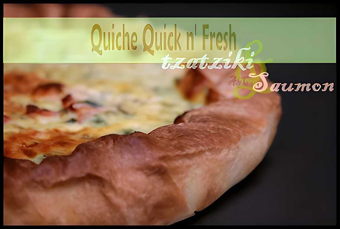 Recette de ** Quick n' fresh : Quiche fraîheur au tzatziki ( léger ...