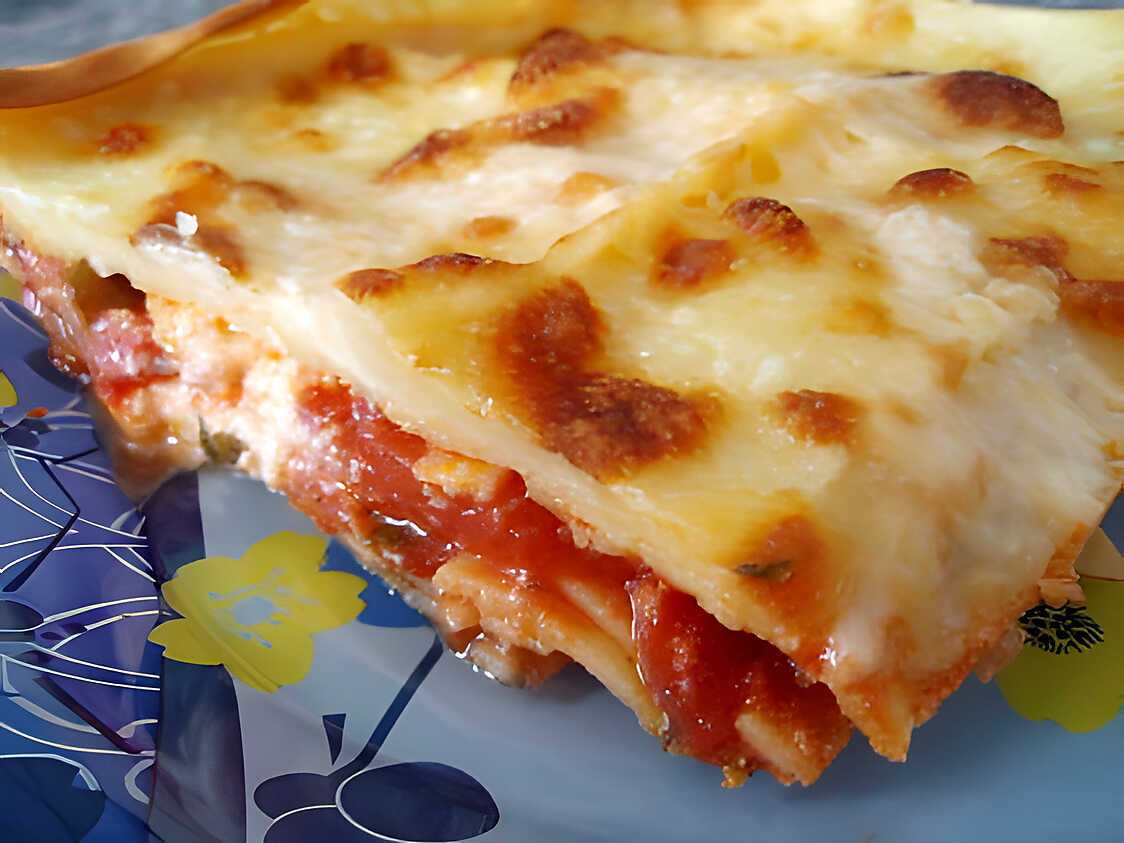 Recette de Lasagnes aux trois fromages