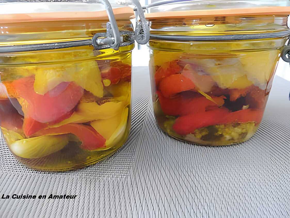 Recette de Les poivrons marinés de "Notre Amour de Cuisine"