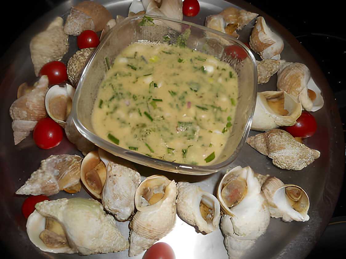 Recette de Bulots vinaigrette aux herbes