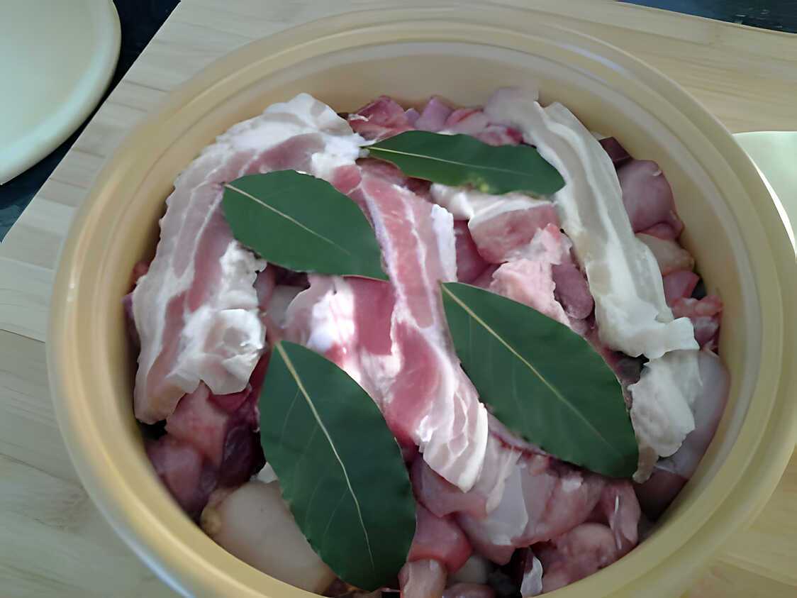 Recette de Patté de poule et de lapin