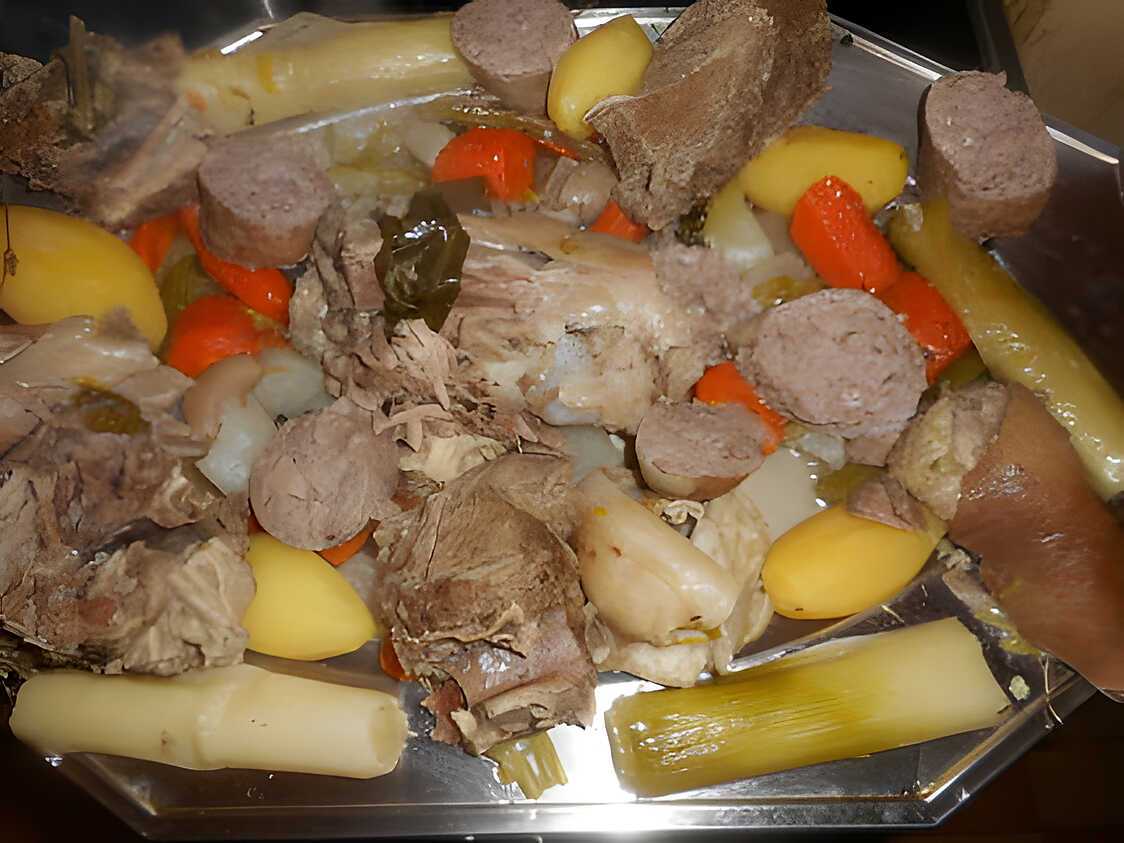 Recette de Pot au feu aux trois viandes