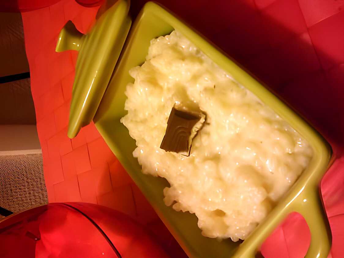 Recette de Riz au lait à la crème anglaise