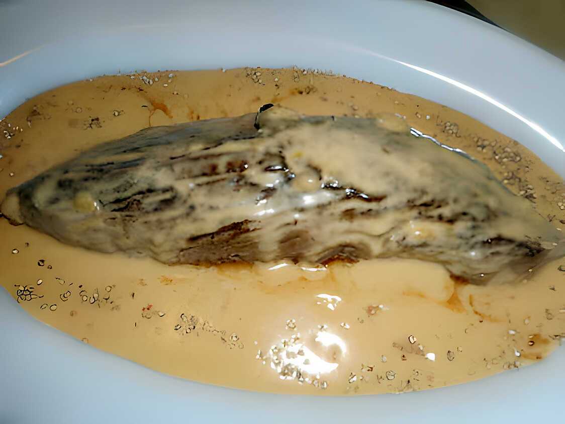 Recette de Steak de merlan sauce au maroilles