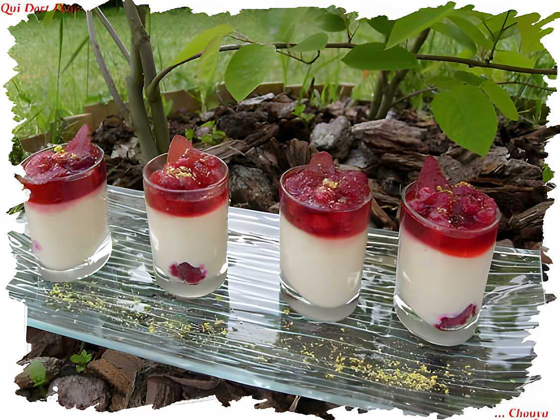 Recette d'Ooo Verrines coco & fruits rouges ooO