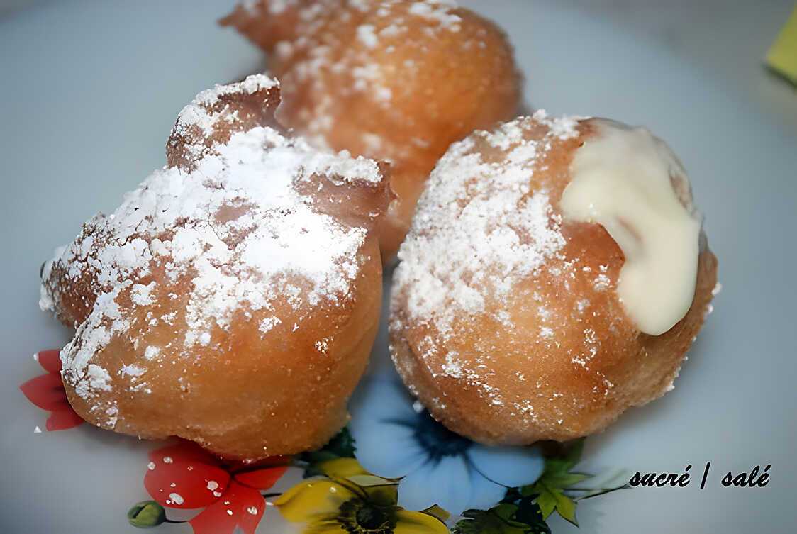 Recette de Beignets soufflés à la crème