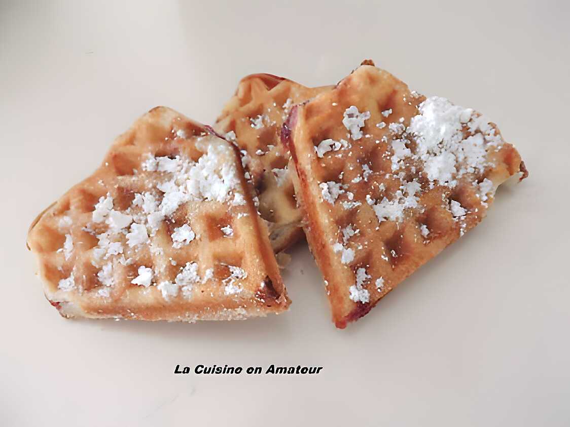 Recette de Gaufrettes feuilletées