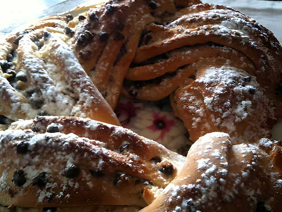 Recette de Kringle Estonien à la noisette et aux pépites de chocolat