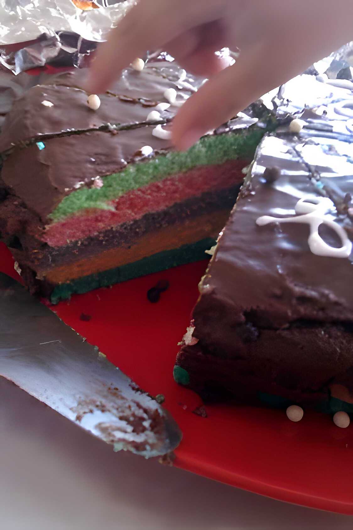 Recette de Rainbow cake par gourmandises 2 Lulu