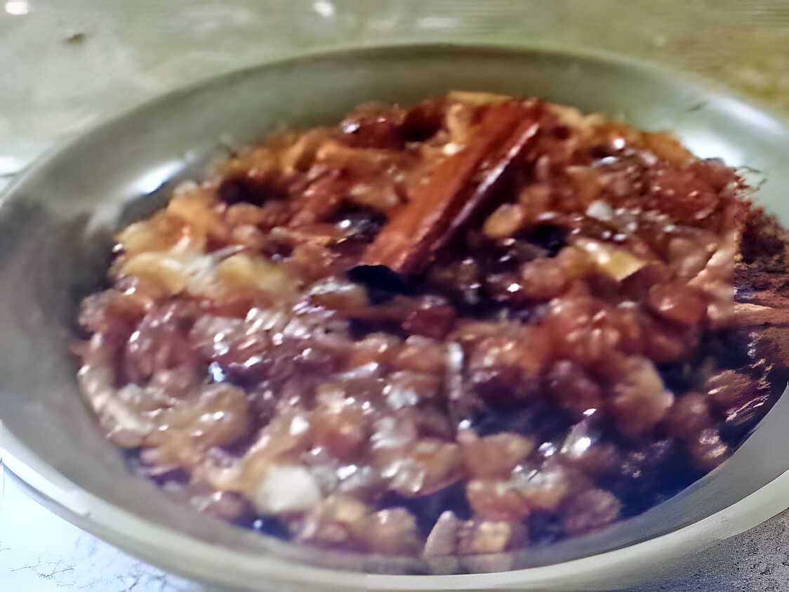 Recette de Confit d'oignons et raisins secs pour couscous marocain