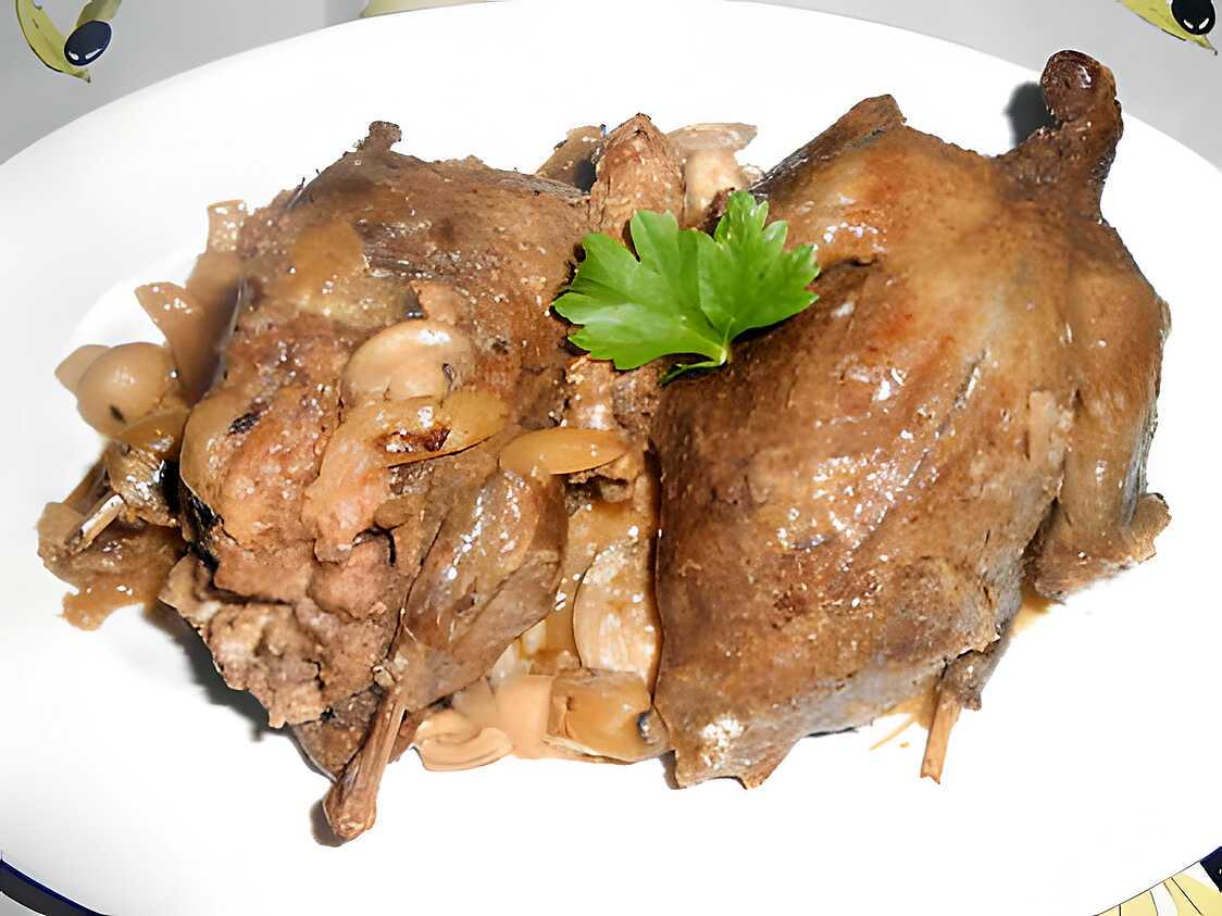 Recette de PIGEONS FARCIS