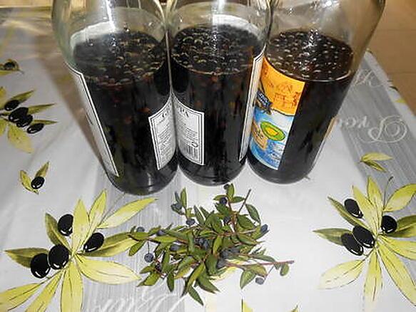 Recette de LIQUEUR DE MYRTE