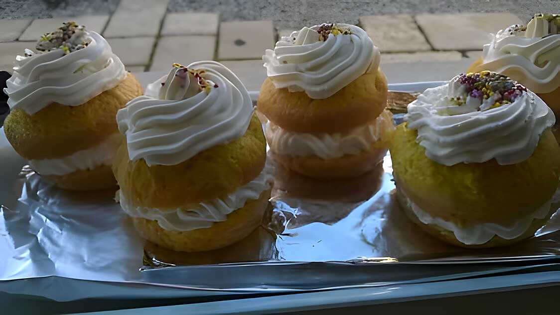 Recette de Mini-baba rhum chantilly