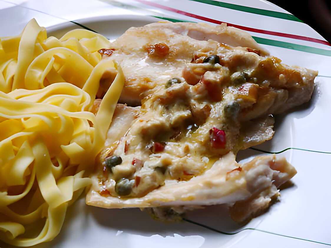 Recette de Filet de Perche du Nil aux capres